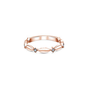 Rose gold Wedding band - Déonne le Roux