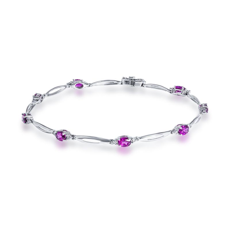 Rhodolite and Diamond Bracelet - Déonne le Roux