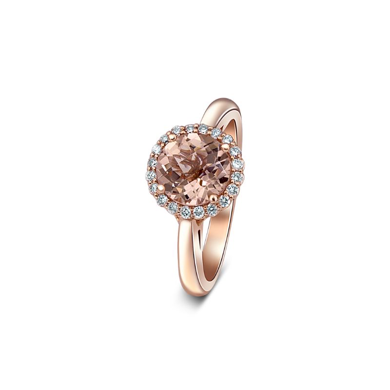 9ct Rose Gold Morganite Ring - Déonne le Roux